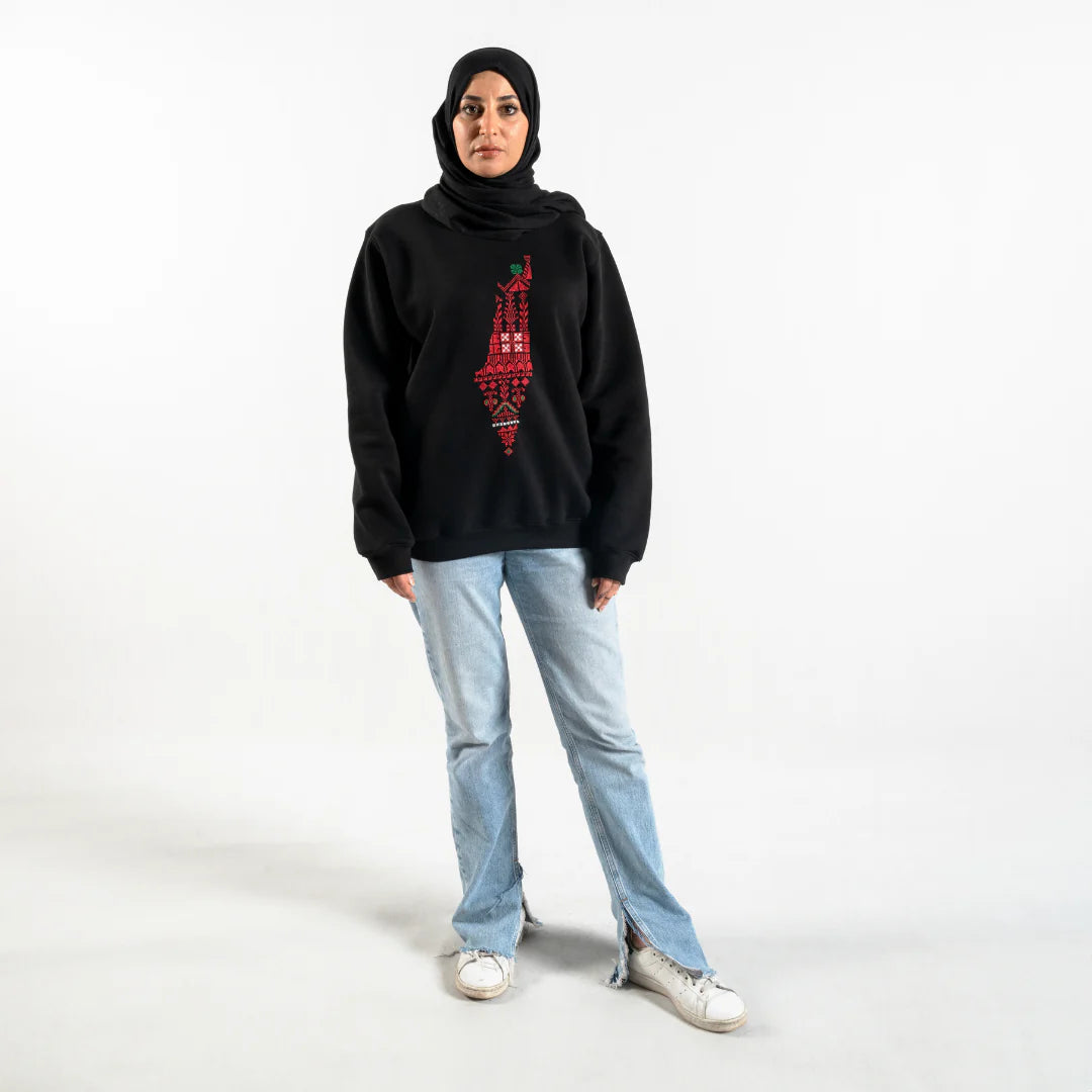 *Kharitat al-Wahda (خريطة الوحدة) Sweater – MABROUKLYN