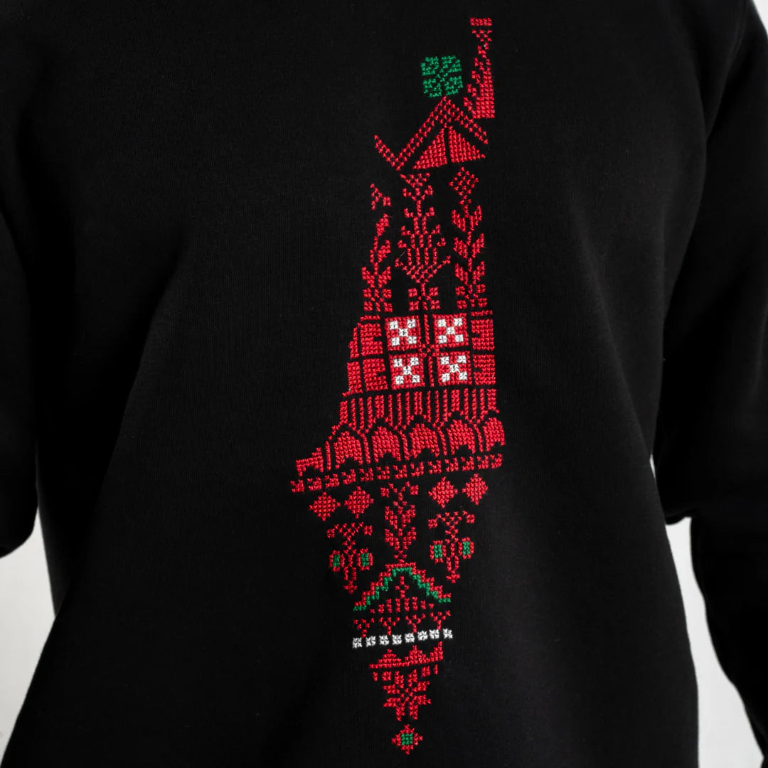 *Kharitat al-Wahda (خريطة الوحدة) Sweater – MABROUKLYN