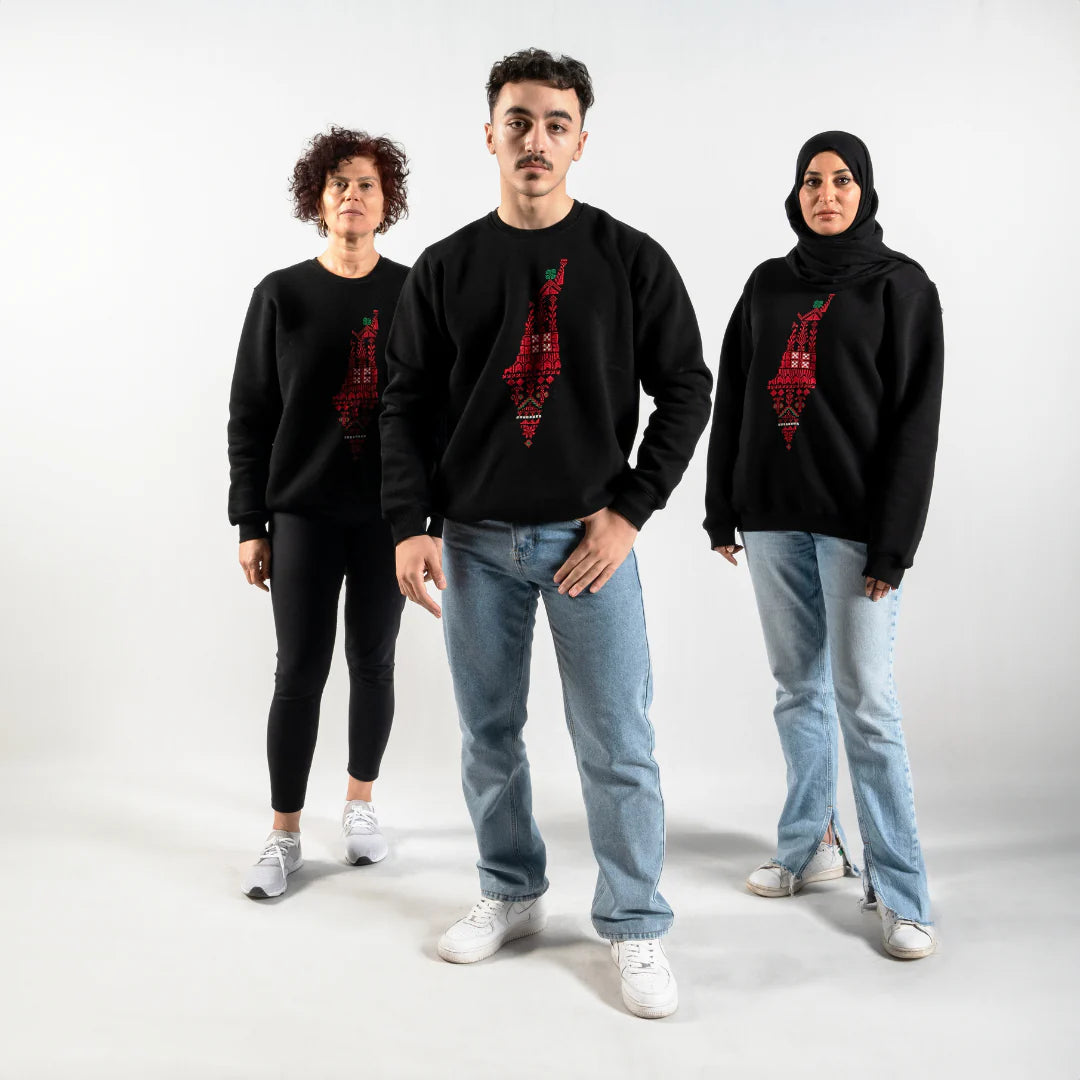 *Kharitat al-Wahda (خريطة الوحدة) Sweater – MABROUKLYN